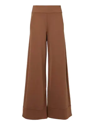 Max Mara Max Mara Fagiani Wide-Leg Pants Brown