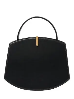 Savette Florence Leather Tote Bag - Black