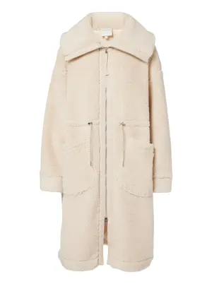 Varley Logan Teddy Coat - White