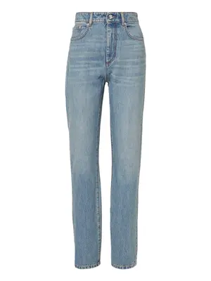 Sportmax Tasso High-rise Straight Jeans - Blue