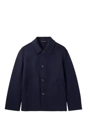 Loro Piana Ali Cashmere Blouson Jacket - Blue