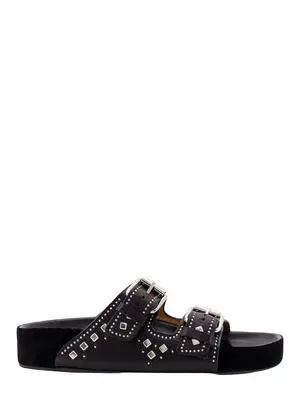 ISABEL MARANT Leather Studded Sandals