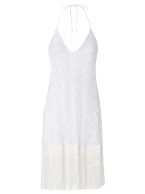 Missoni Fringed Midi Dress - White