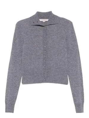 Remain Birger Christensen Turtleneck Cardigan - Grey