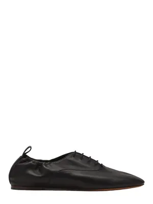 LANVIN Lace-up Ballet Flats - Black