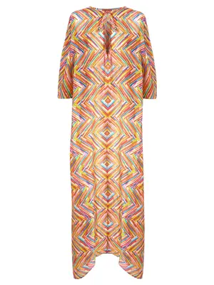 Missoni Printed Maxi Dress - Orange