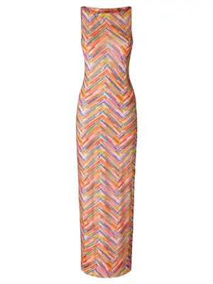 Missoni Printed Maxi Dress - Pink