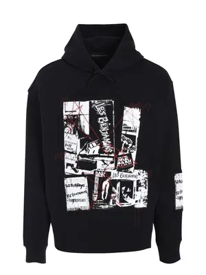 LES BENJAMINS Les Benjamins Graphic-Print Hoodie