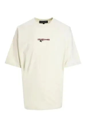 LES BENJAMINS Graphic-print T-shirt - Neutrals