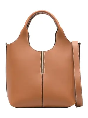 TOD'S Mini Leather Tote - Brown