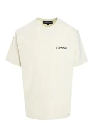 LES BENJAMINS Graphic-print T-shirt - Neutrals