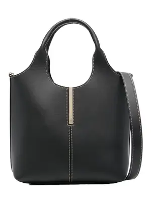 TOD'S Mini Leather Tote - Black