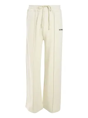 LES BENJAMINS Pintuck Track Pants - Neutrals