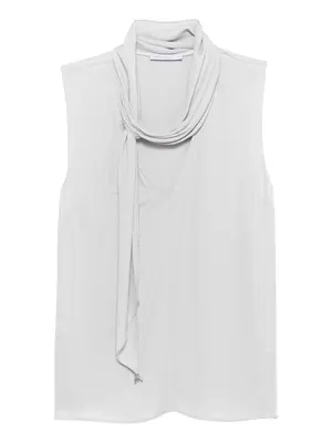 Patrizia Pepe Crepe Top - Grey