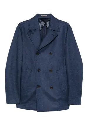 CORNELIANI Corneliani Striped Pea Coat