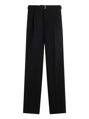 LANVIN Belted Trousers - Black