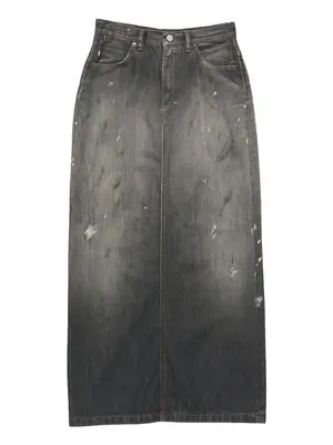 Acne Studios Denim Maxi Skirt - Black