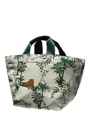 PUEBCO Vintage Tent Fabric Tote Bag - Khaki