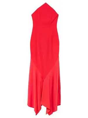 V:PM ATELIER Honi Strapless Dress - Red