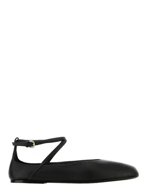 Co Name' Leather Ballerina Flats - Black