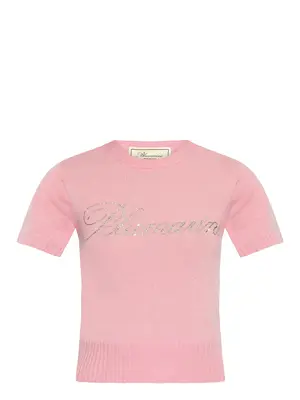 BLUMARINE Blumarine Logo-embellished T-shirt