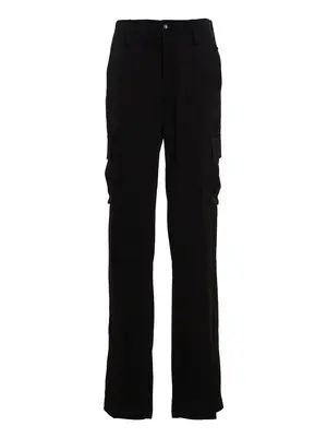 David Koma Slim Cargo Trousers - Black