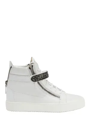 GIUSEPPE ZANOTTI Coby Deluxe High-top Sneakers - White