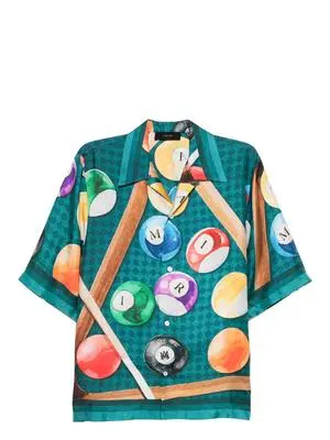 Amiri Billiards Bowling Shirt - Green