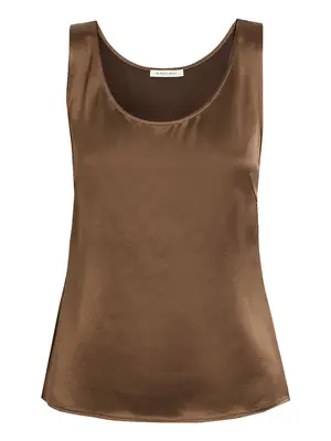 BY MALENE BIRGER By Malene Birger Jacie Satin Tank Brown