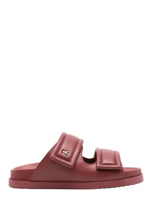 Patrizia Pepe Leather Sandals - Red