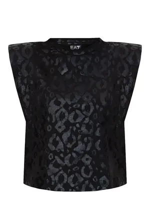 EMPORIO ARMANI EA7 Emporio Armani Leopard-Print T-Shirt
