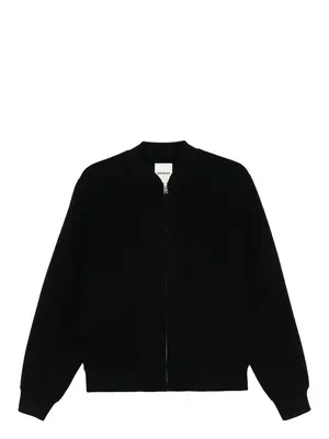 Sandro Felted Bomber Jacket - Black