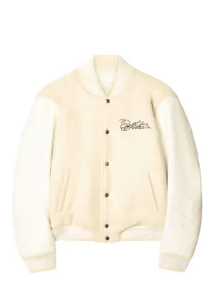 Off-White Rose Valley Bomber Jacket - Neutrals