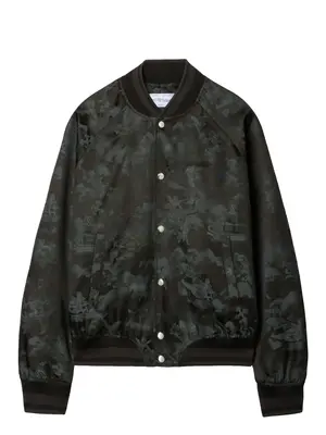 Off-White Fresco Bomber Jacket - Black