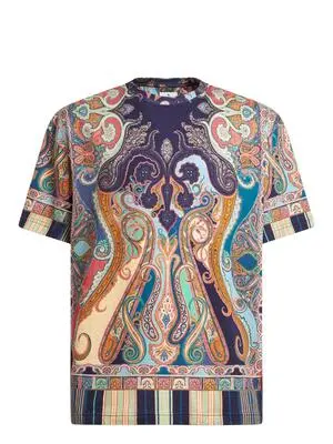 Etro Paisley-print T-shirt - Neutrals