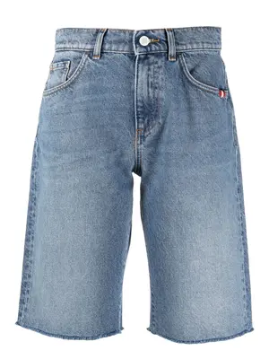 AMISH AMISH Haley Knee-Length Denim Shorts
