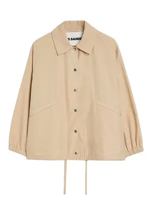 JIL SANDER Logo-print Jacket - Neutrals