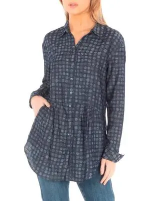 APNY Polka Dot Tunic - Indigo