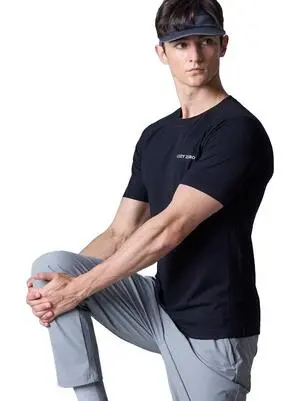COZY ZERO Tech Merino Light Weight Daily Tee - Black