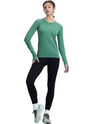 COZY ZERO Tech Merino Classic Fit Long Sleeve Baselayer - Smoke Green