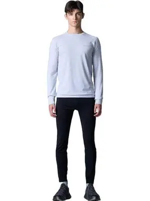COZY ZERO Tech Merino Classic Fit Long Sleeve Base Layer - Glacier Gray