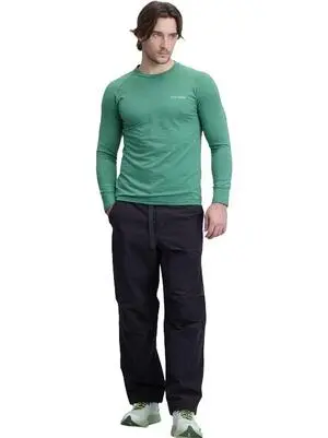 COZY ZERO Tech Merino Classic Fit Long Sleeve Base Layer - Smoke Green