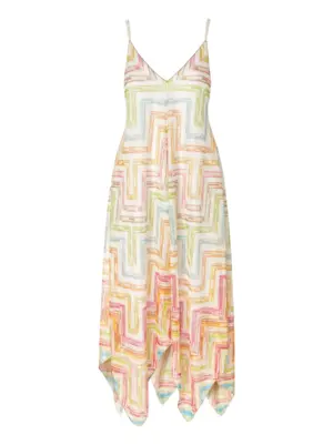 Missoni Printed Beach Dress - White