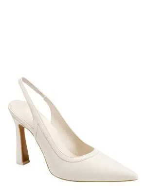 Dkny Cinette Slingback Pointed Toe Pump - Coconut