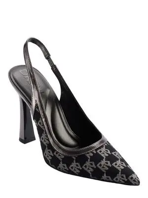 Dkny Cinette Slingback Pump - Blk/ Nickel