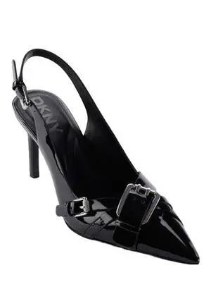 Dkny Slingback Pointed Toe Pumps - Black