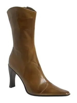 Jeffrey Campbell Be Bold Western Boots - Olive Distressed