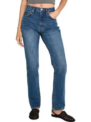 UNPUBLISHED Sloane Temescal High Waist Cigarette Jeans - Blue