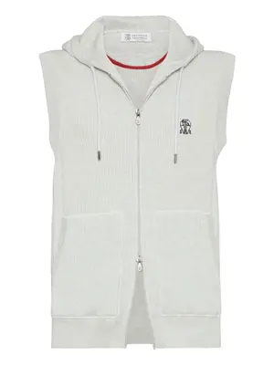 Brunello Cucinelli Knitted Vest - Grey