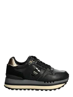 BLAUER. Panelled Sneakers - Black